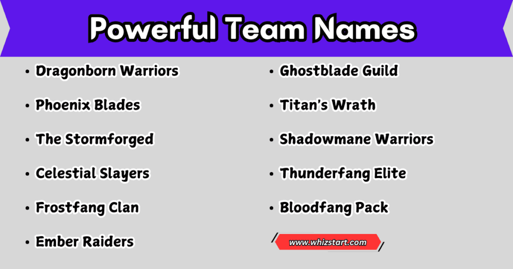 Warrior Team Names: 180+ Powerful Ideas to Inspire Your Squad - Whiz Start